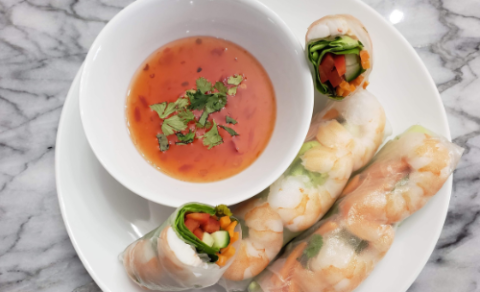 Thai Shrimp Spring Rolls - Bariatric Women