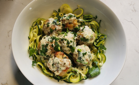 Chicken Romano Meatballs - Bariatric Women